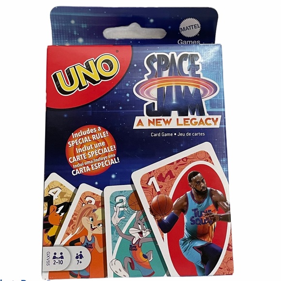 Mattel | Games | Space Jam A New Legacy Uno Card Game Lebron New In Box ...